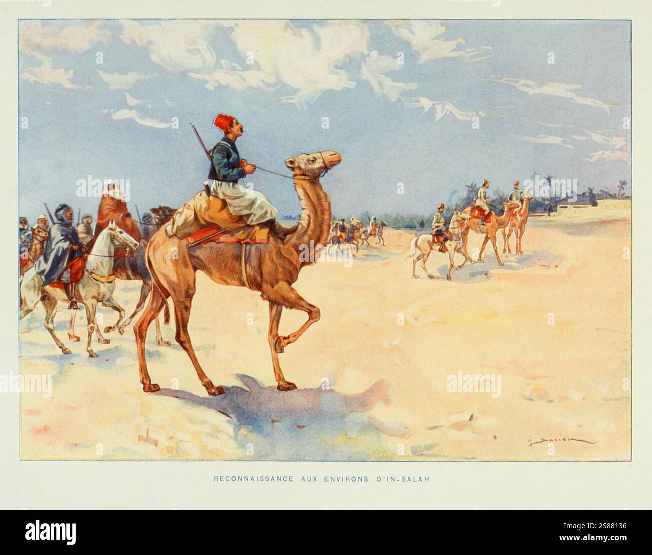 French Explorers in In Salah, Algeria. French colonisation in Northern ...