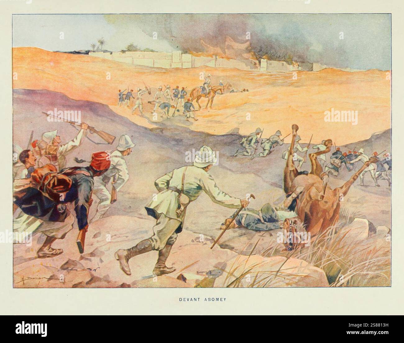 Abomey, Dahomey War- French Colonisation in Africa. area now part of ...