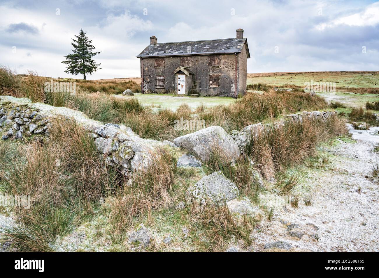 Nun's Cross Farm was built in 1870 by John Hooper.Abandoned, it is now ...