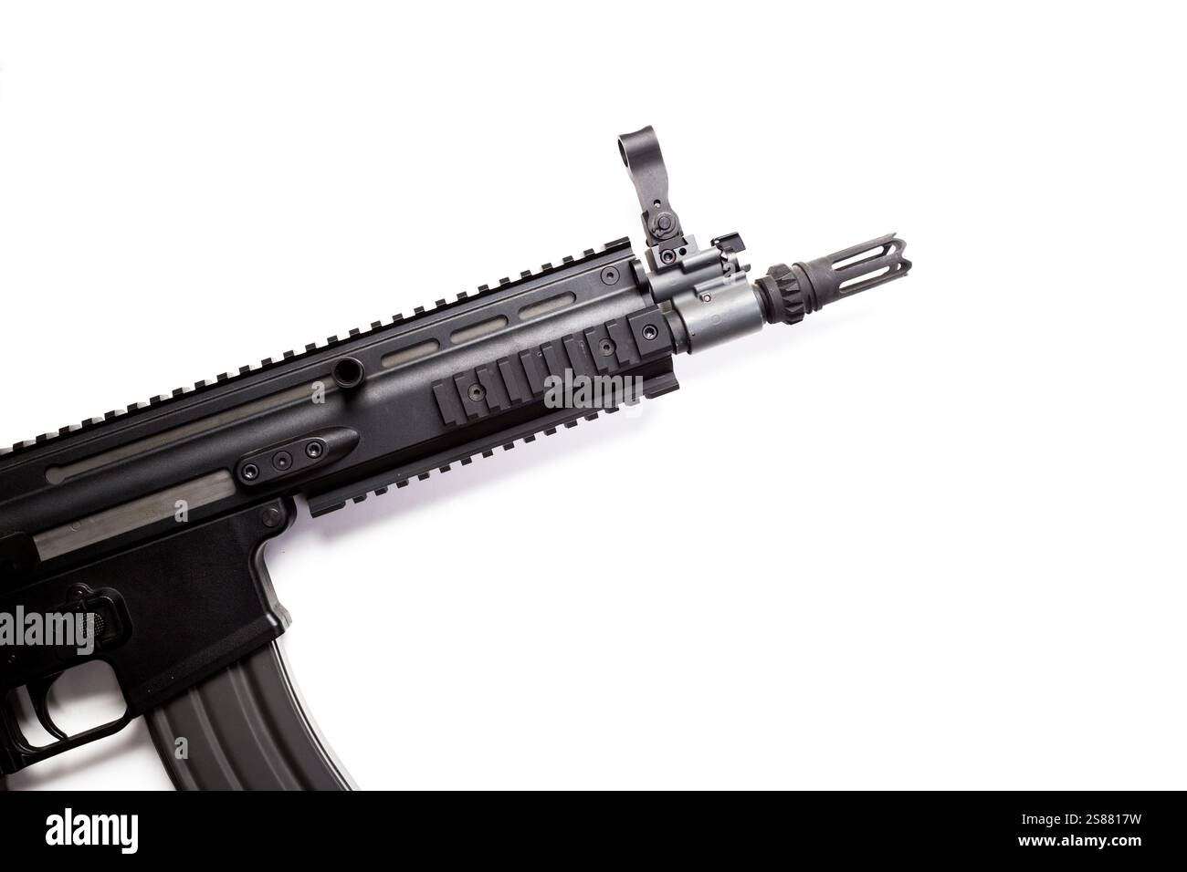 submachine gun MP5 with silencer isolated Stock Photo - Alamy