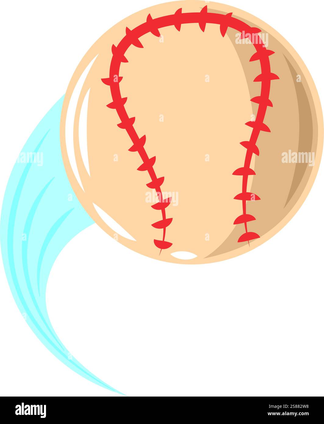 Flying fast softball Stock Vector Images - Alamy