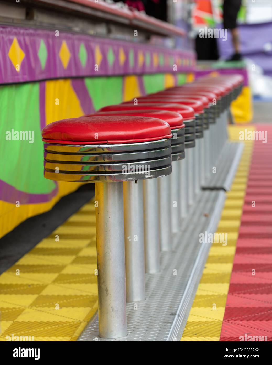 Rides, games and foods at the fairgrounds CNE Toronto Ontario Stock ...