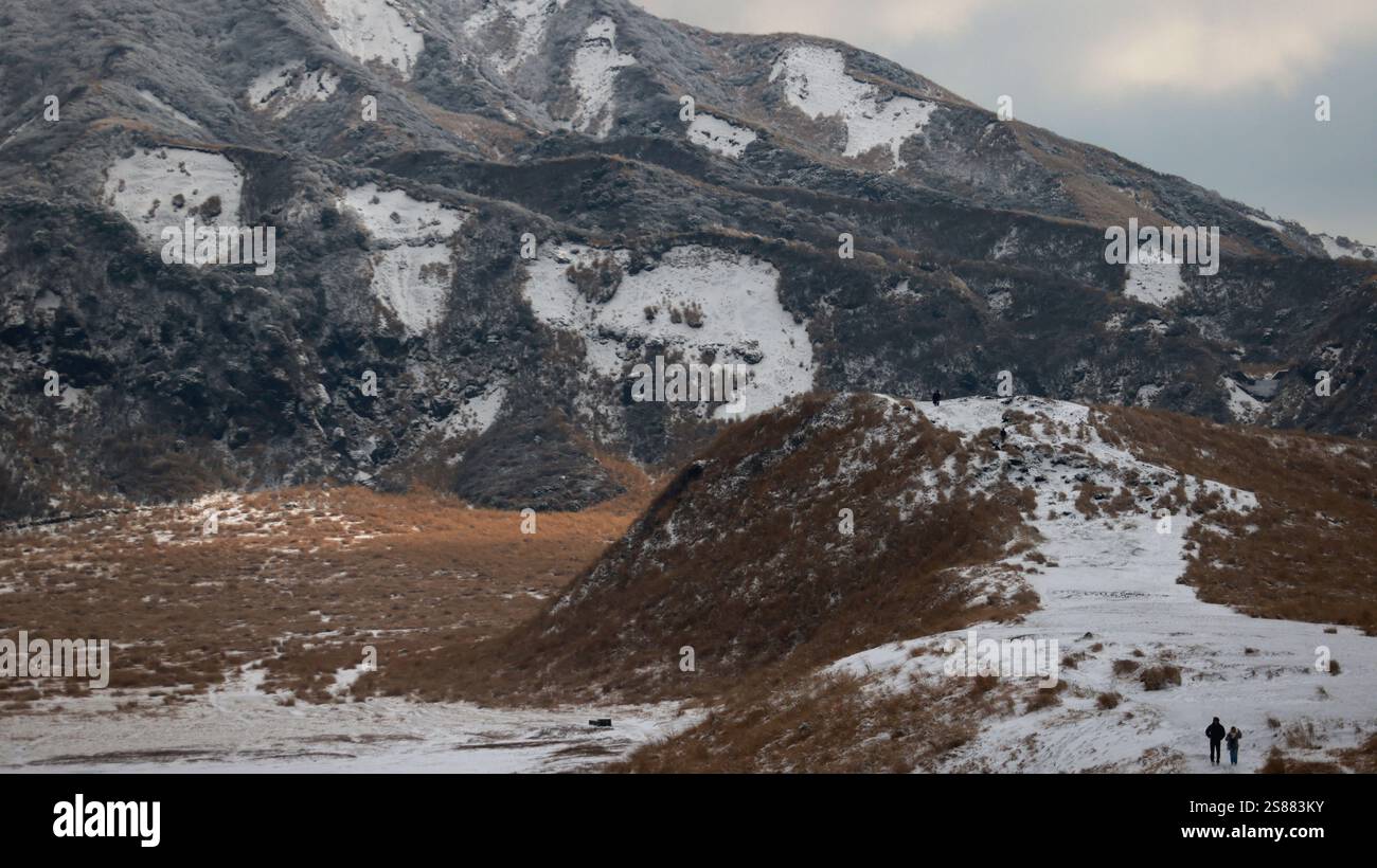 view in Kusasenri ,a vast grassy plain with a great views of the ...