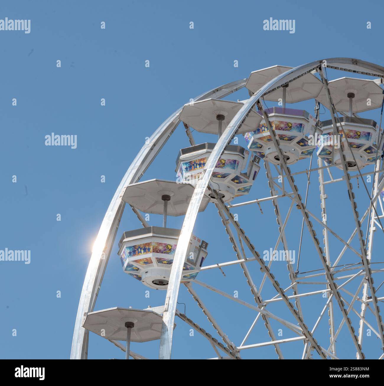 Rides, games and foods at the fairgrounds CNE Toronto Ontario Stock ...