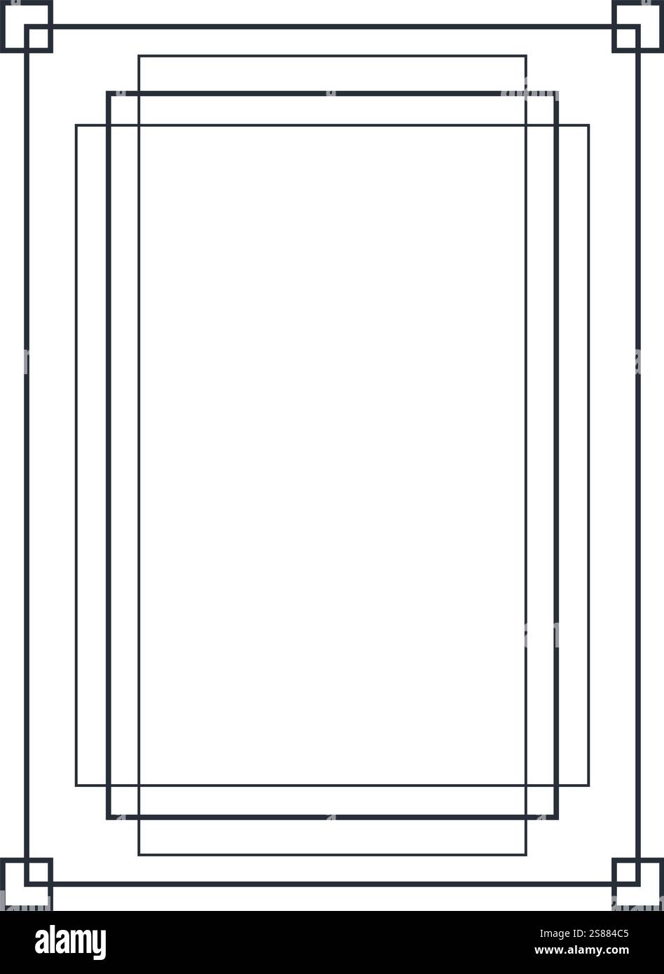 monochrome frame template Stock Vector Image & Art - Alamy