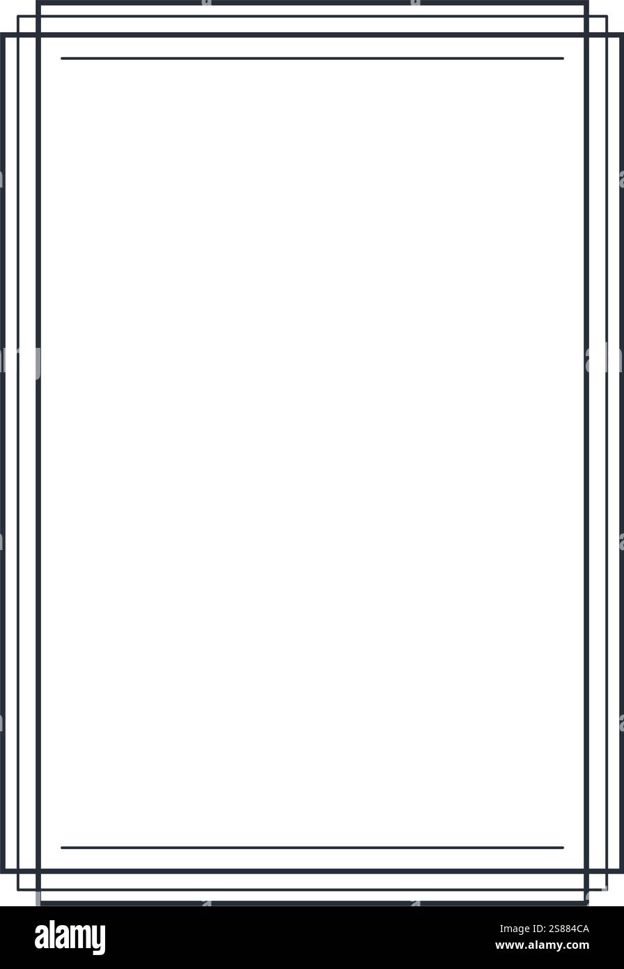 monochrome frame simple Stock Vector Image & Art - Alamy