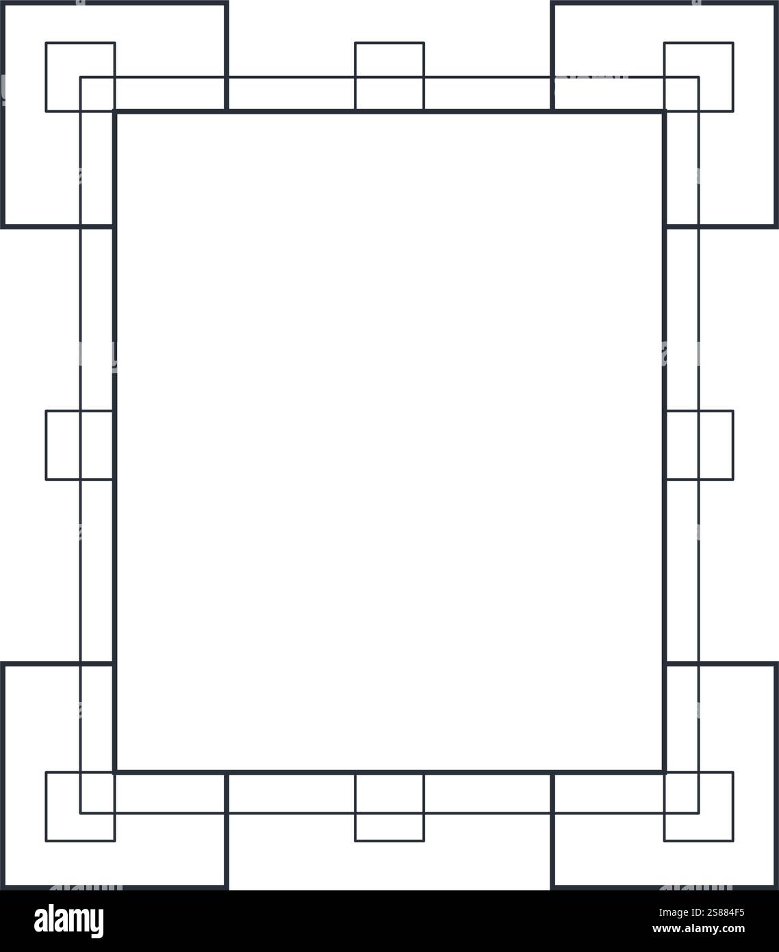 monochrome frame template Stock Vector Image & Art - Alamy