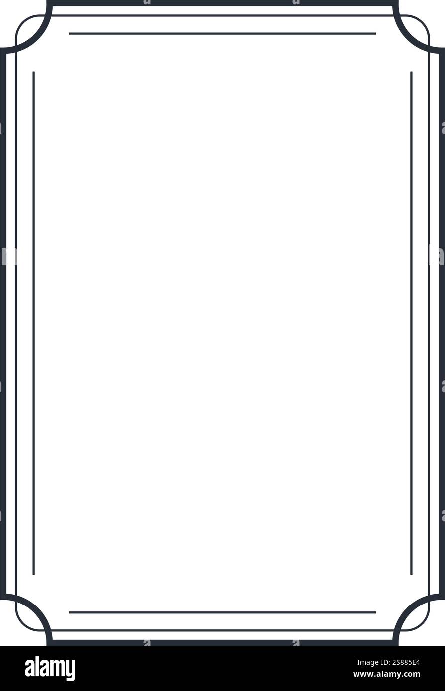 monochrome frame design Stock Vector Image & Art - Alamy