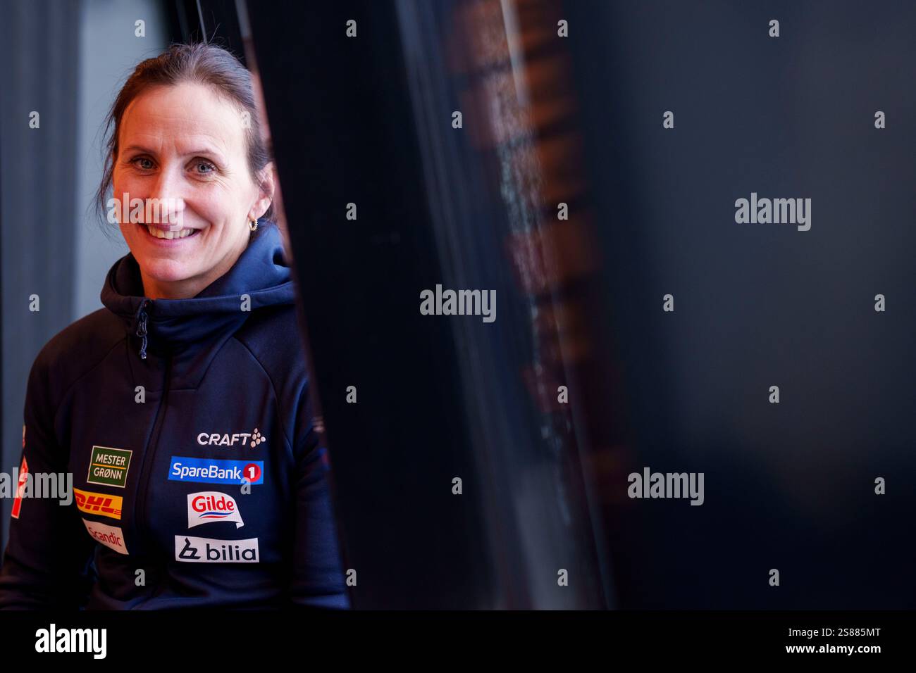 Oslo 20250121. Marit Bjorgen during the presentation of the cross ...