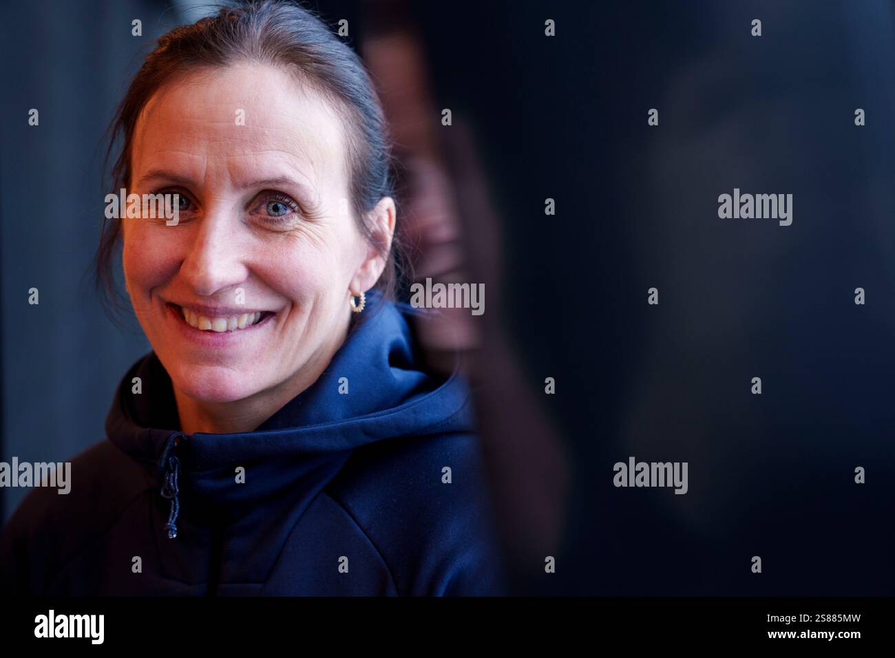 Oslo 20250121. Marit Bjorgen during the presentation of the cross ...
