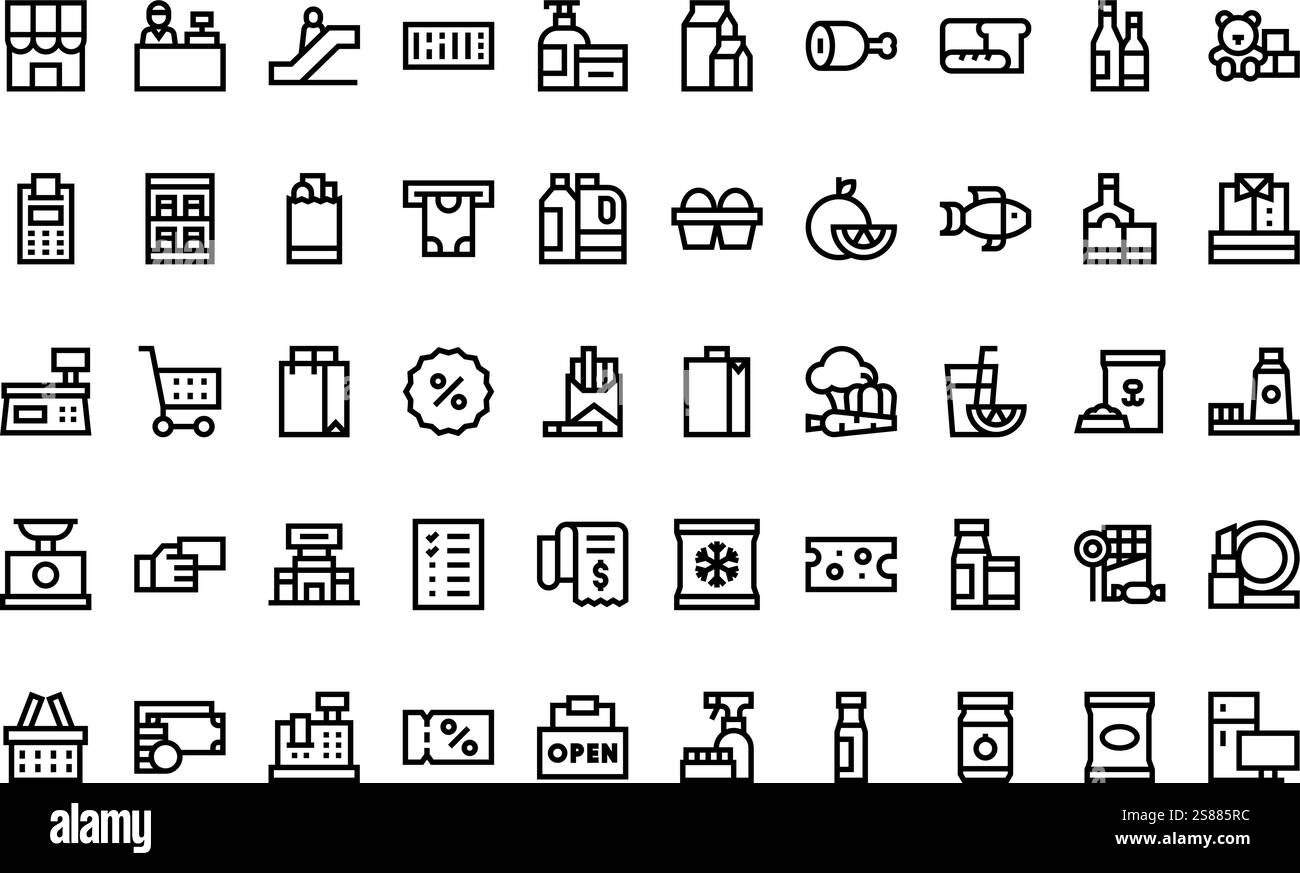 Pantry and eggs Stock Vector Images - Alamy