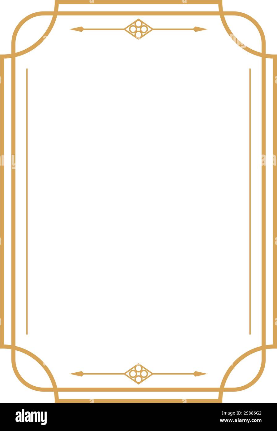 golden square frame Stock Vector Image & Art - Alamy