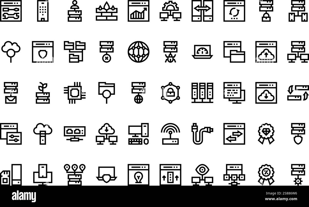 Routing algorithm Stock Vector Images - Alamy