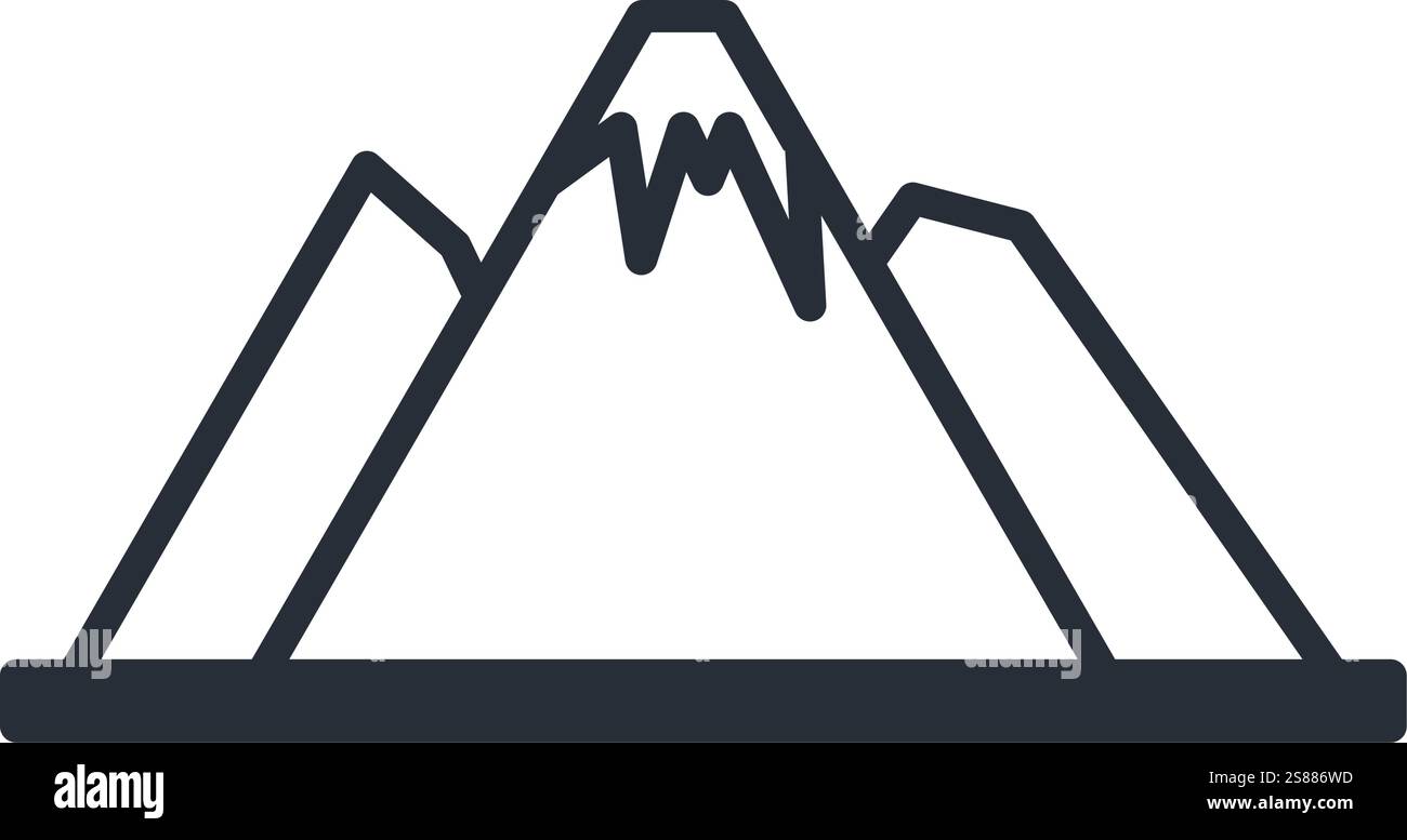 Outdoor view snowy rock Cut Out Stock Images & Pictures - Alamy