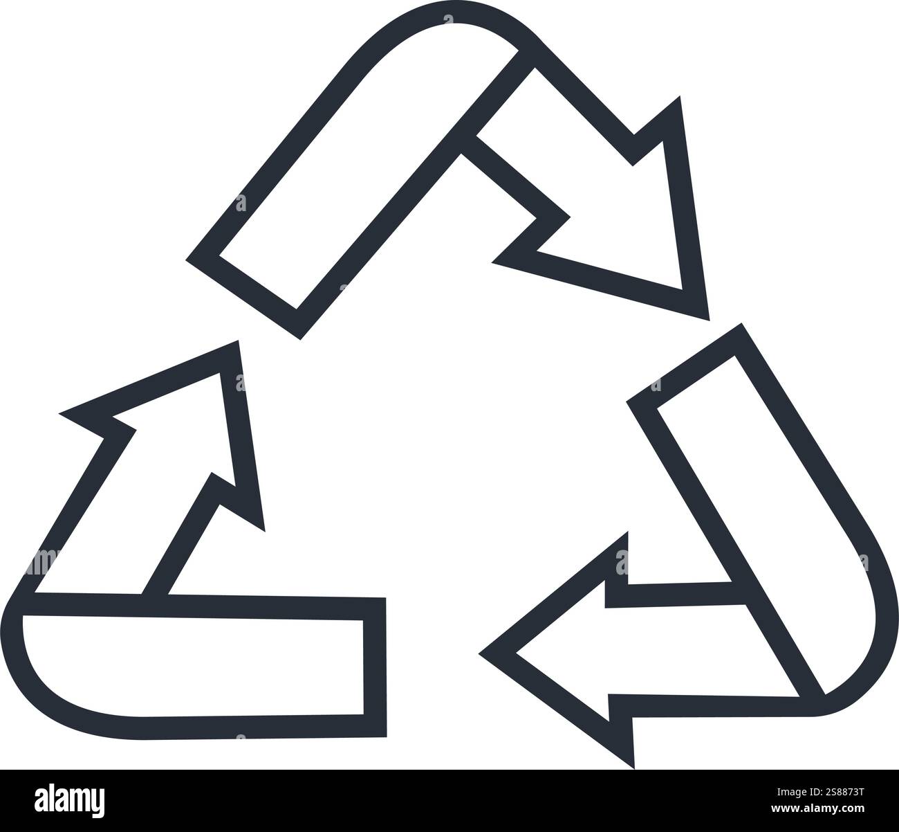 recycle arrow symbol Stock Vector Image & Art - Alamy