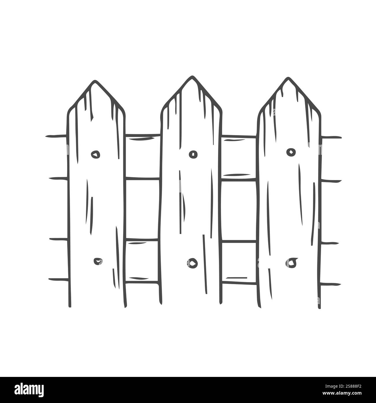 vector set of fence Stock Vector Image & Art - Alamy