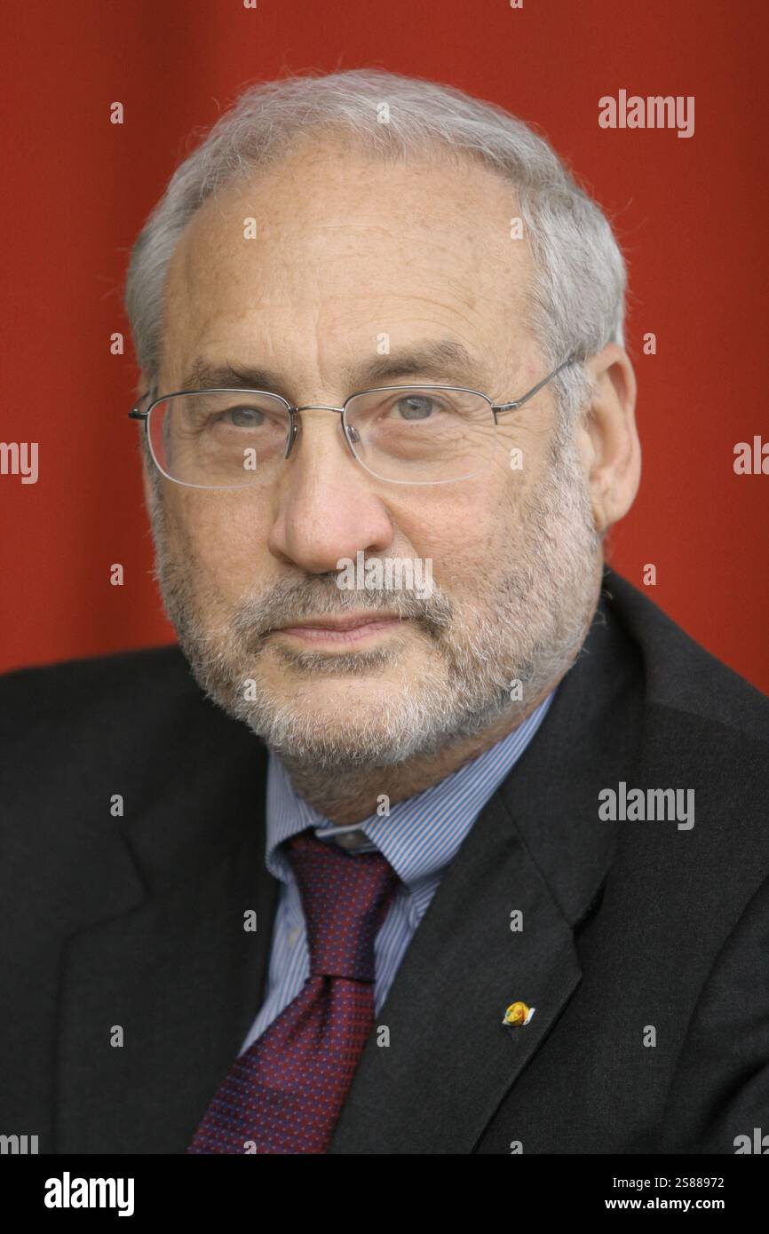 American Nobel Prize-winning economist Joseph Stiglitz pictured at the ...