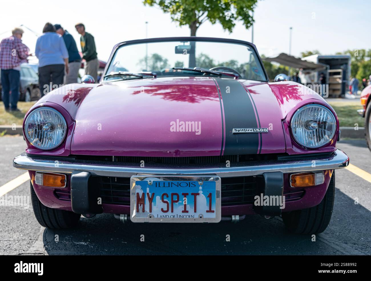 Chicago, Illinois, USA - September 08, 2024: Triumph Spitfire 1500 ...