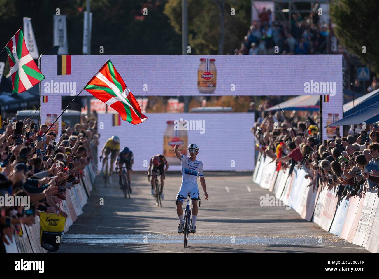 Benidorm, Spain: 19 January 2025 19: Thibau NYS of Belgium winner of ...