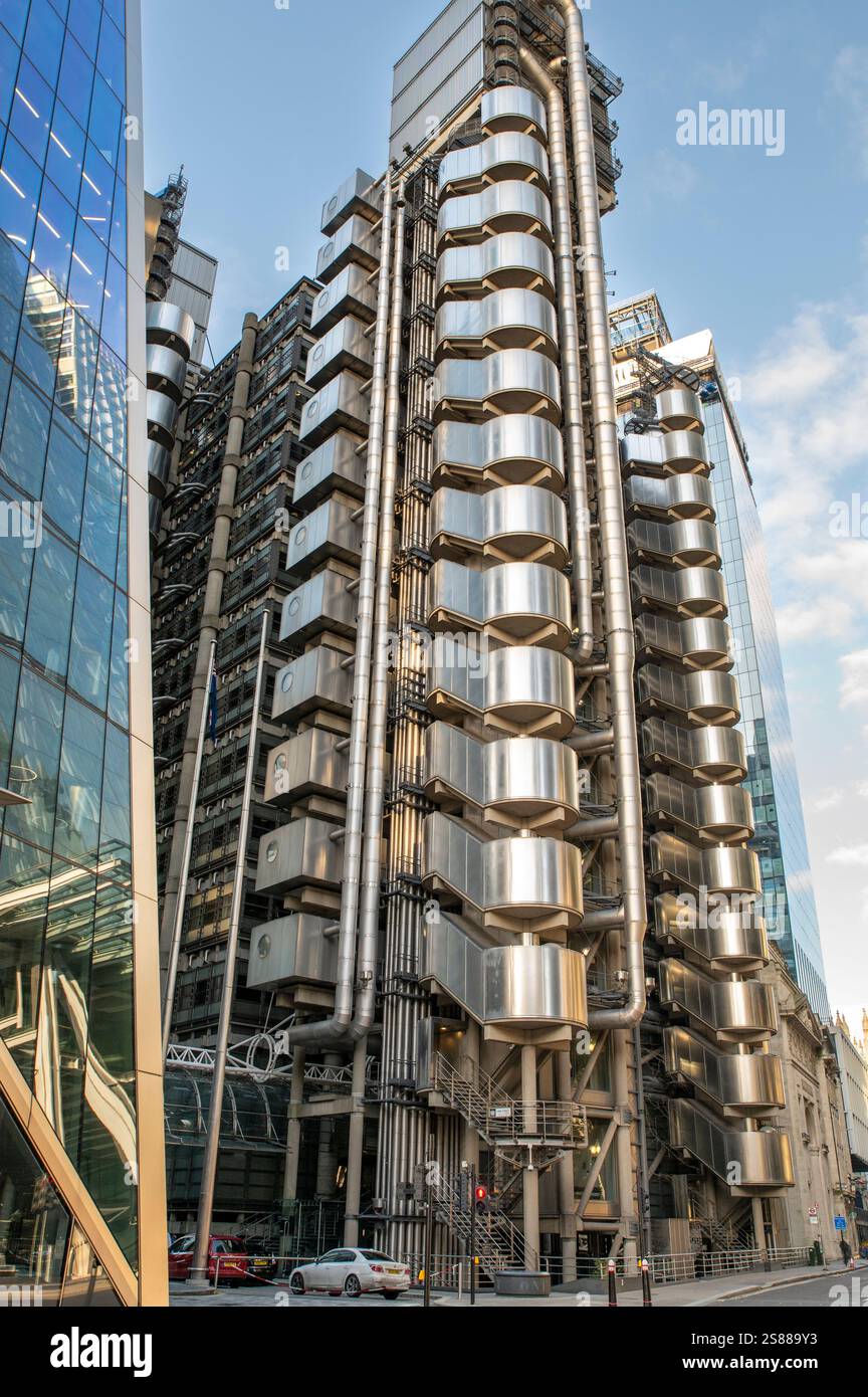 The Lloyd's Building (the Inside-Out Building) . London.UK Stock Photo - Alamy