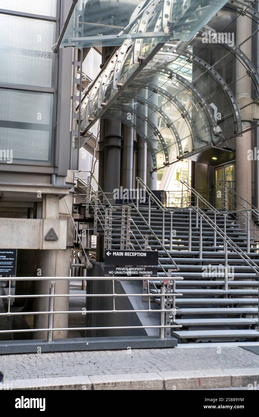 The Lloyd's Building (the Inside-Out Building) . London.UK Stock Photo - Alamy