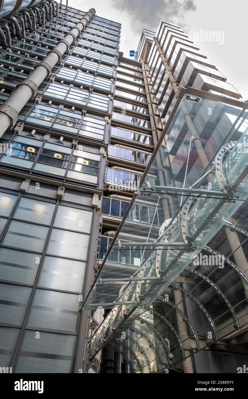 The Lloyd's Building (the Inside-Out Building) . London.UK Stock Photo ...