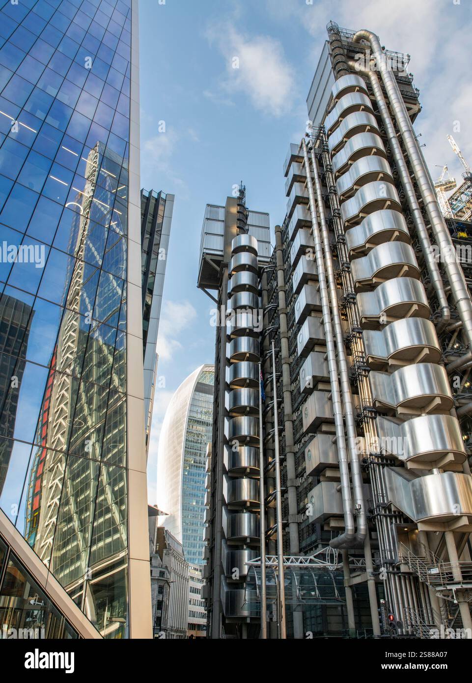 The Lloyd's Building (the Inside-Out Building) . London.UK Stock Photo - Alamy