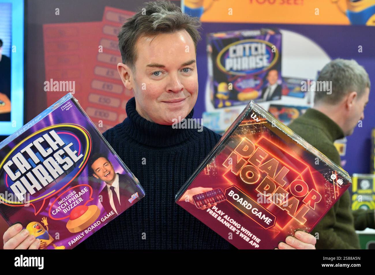 London, UK. TV Presenter Stephen Mulhern was present at The British Toy ...
