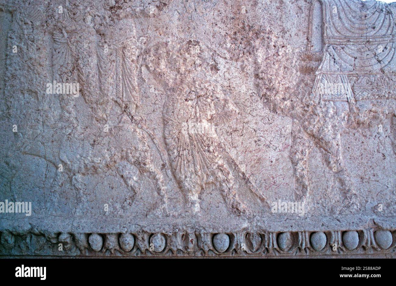 God on his chariot and other deities, Temple of Bel, Palmyra, Tadmor ...