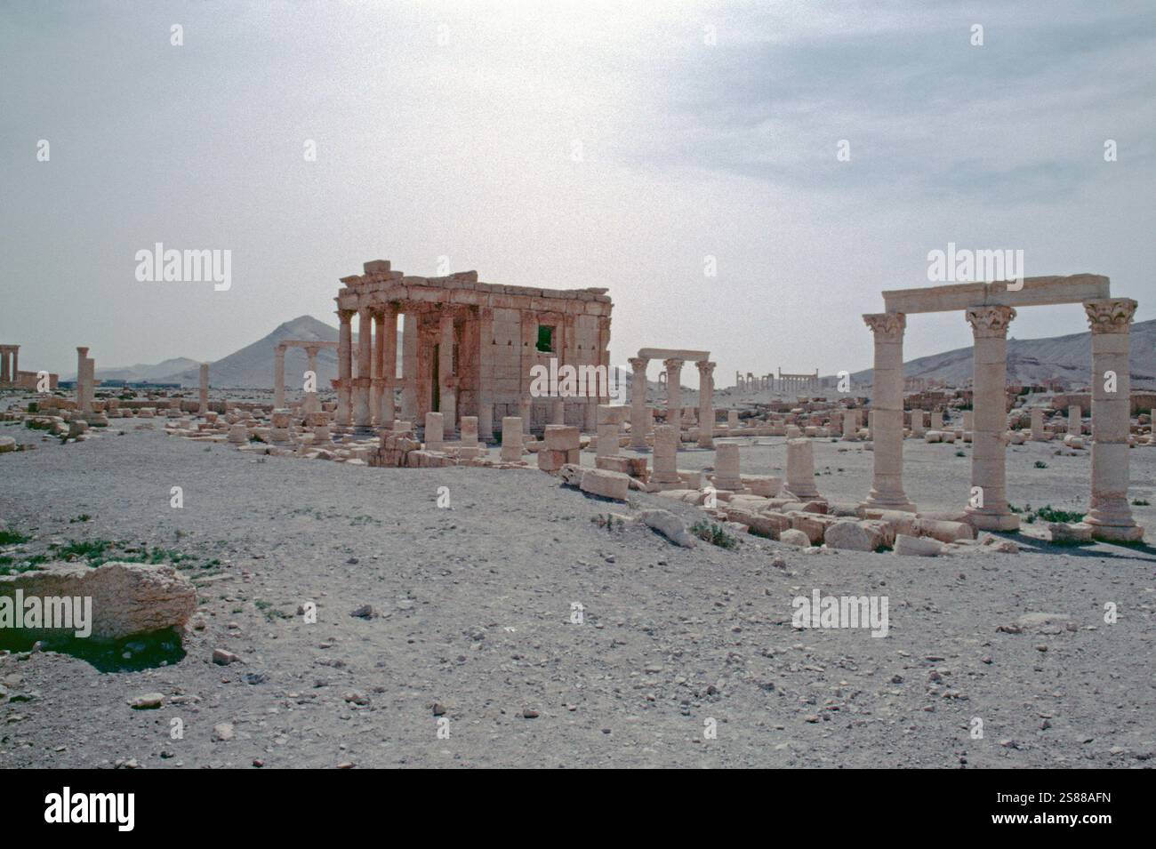 Temple of Baal-Shamin, Palmyra, Tadmor, Syria, May 1987 Stock Photo - Alamy
