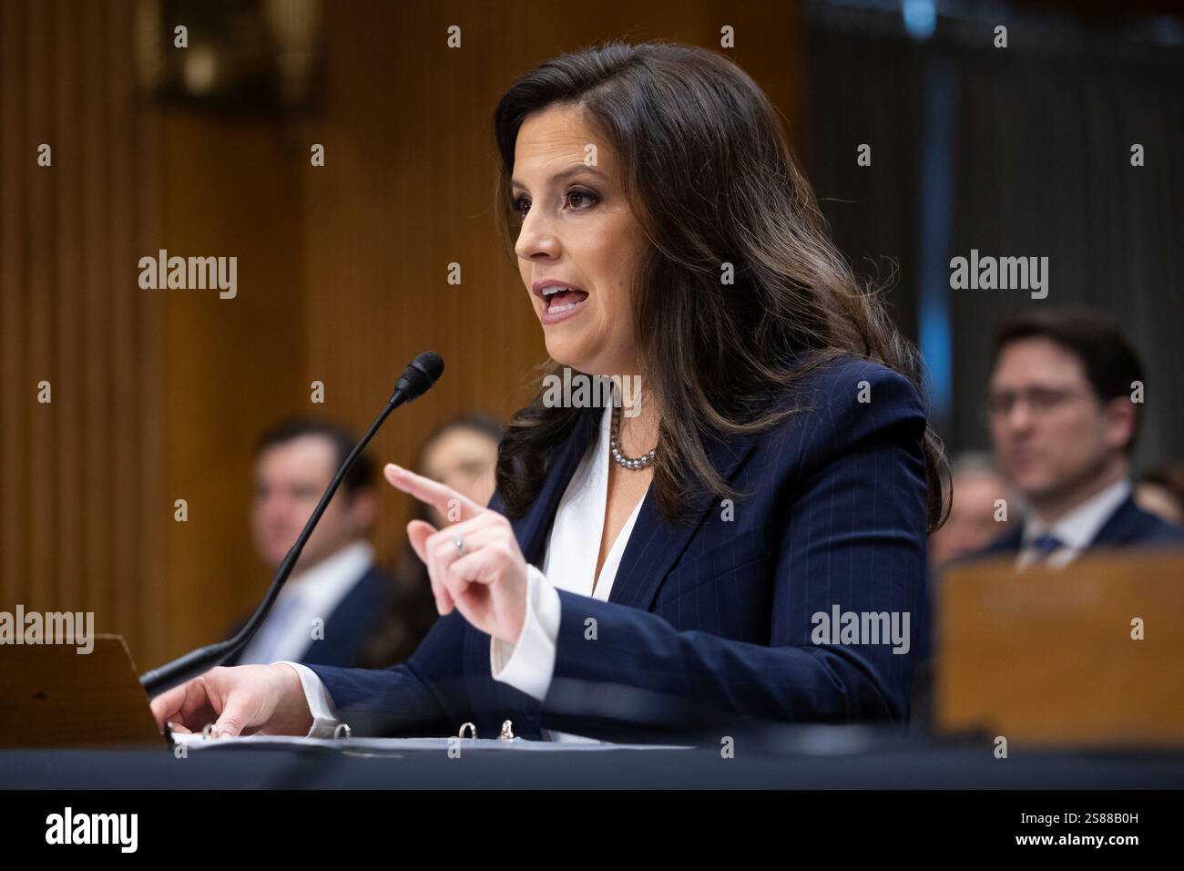 Rep. Elise Stefanik (R-N.Y.), President Donald Trump's nominee to be U.S. ambassador to the ...