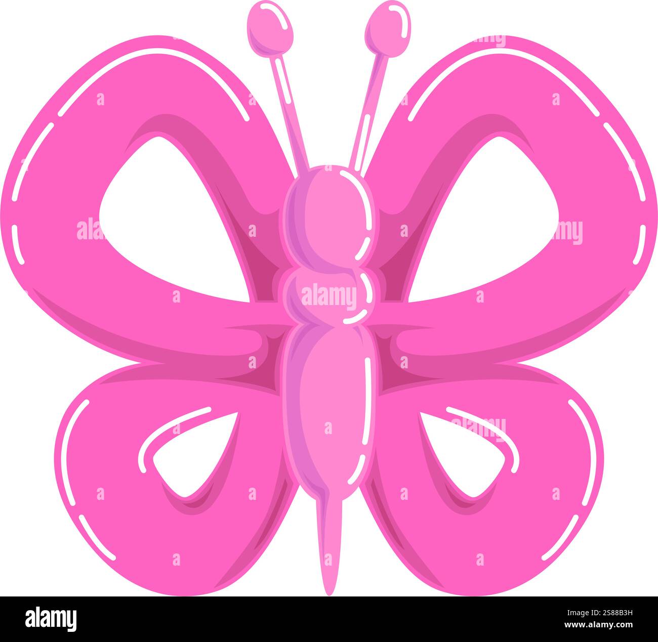 butterfly figure with balloons Stock Vector Image & Art - Alamy
