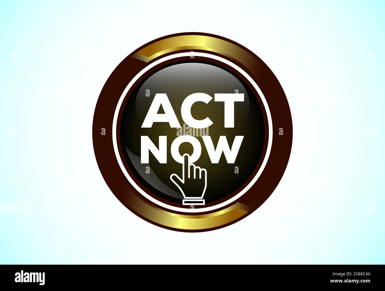 Act now button. Suitable for mobile app, and website UI design Stock ...