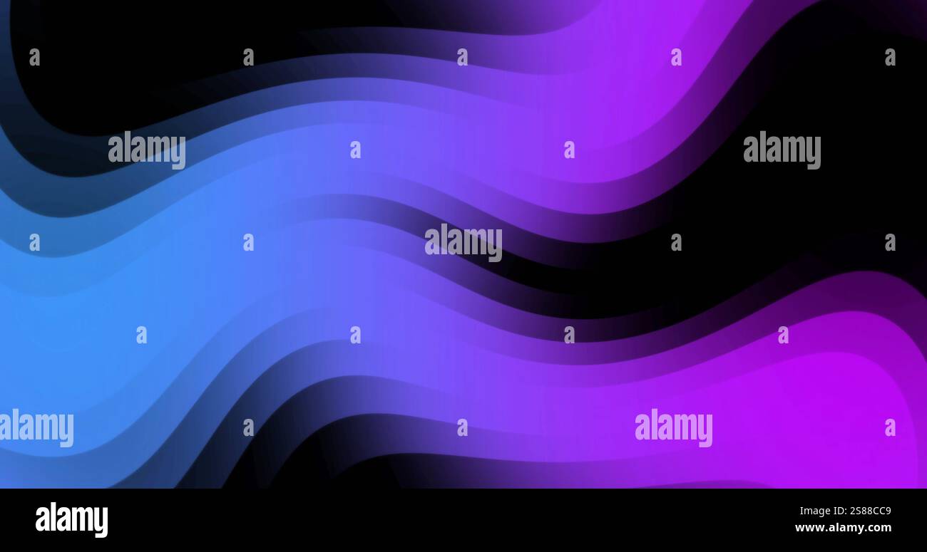 Image of moving purple shapes on black background Stock Photo - Alamy