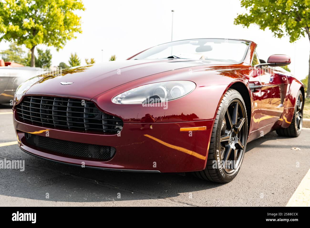 Chicago, Illinois, USA - September 08, 2024: Aston Martin DB9 Volante ...