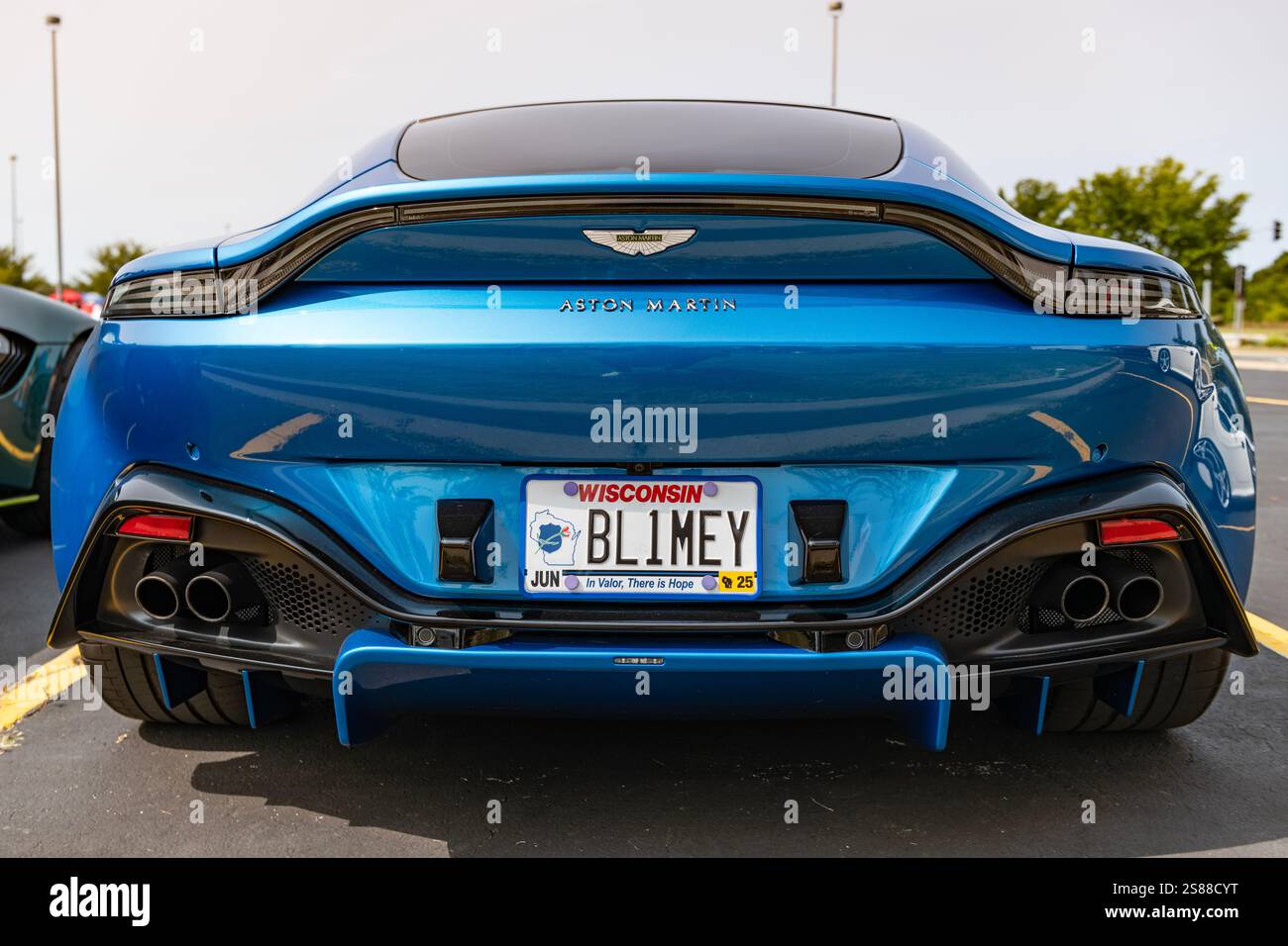 Chicago, Illinois, USA - September 08, 2024: 2020 Aston Martin Vantage ...