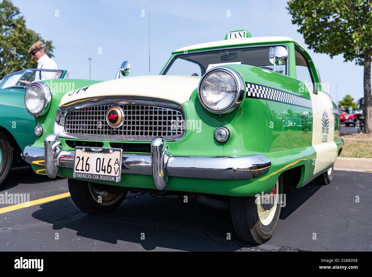 Chicago, Illinois, USA - September 08, 2024: Nash Metropolitan "TAXI ...