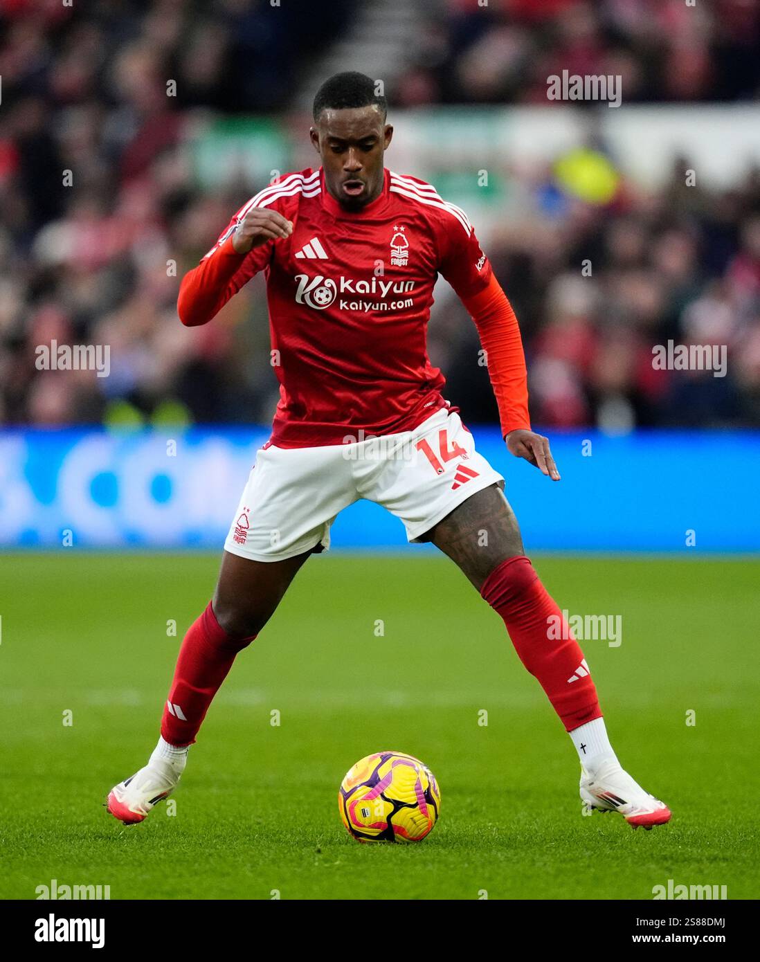 Nottingham Forest's Callum Hudson-Odoi during the Premier League match ...