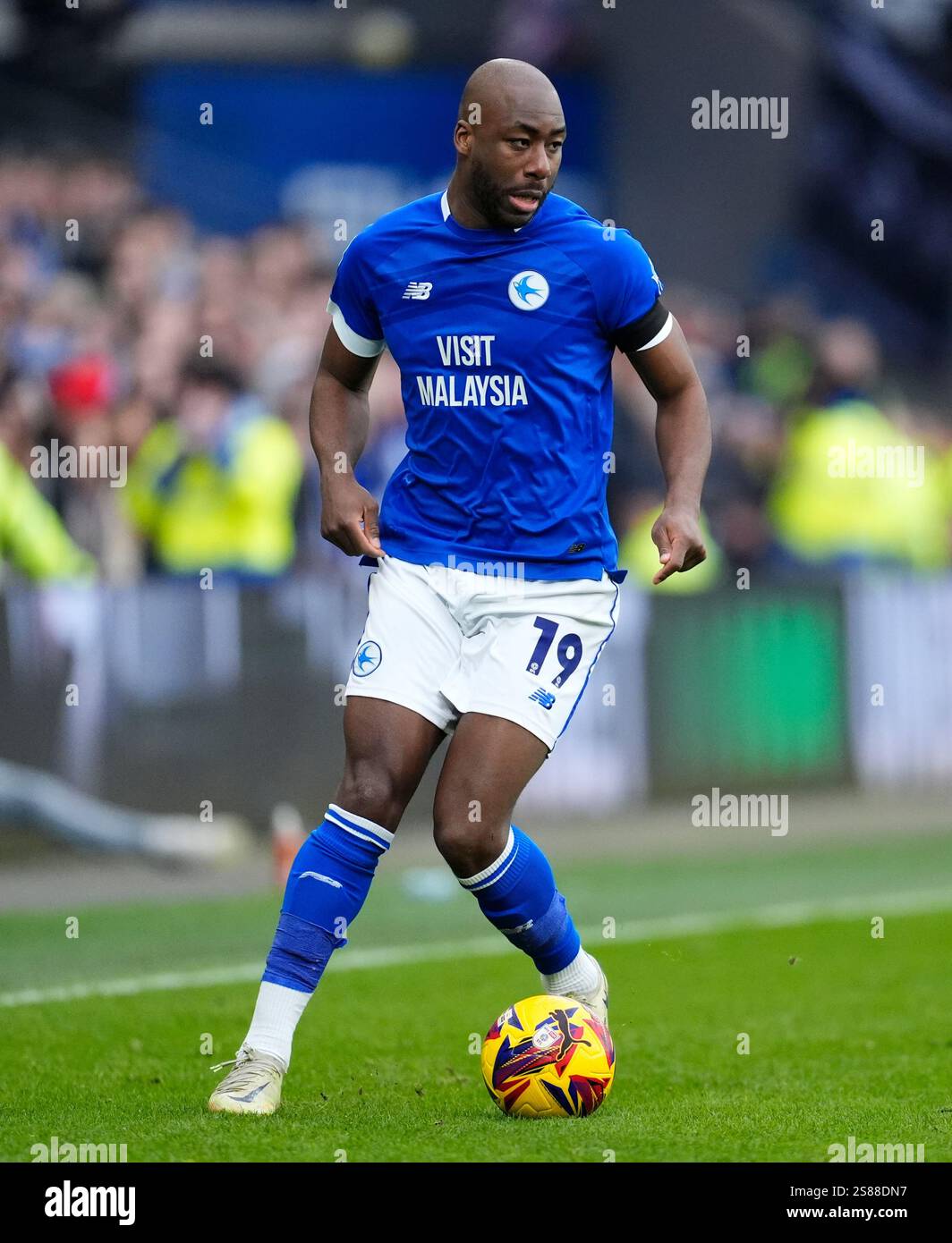 Cardiff City's Yakou Meite during the Sky Bet Championship match at the ...
