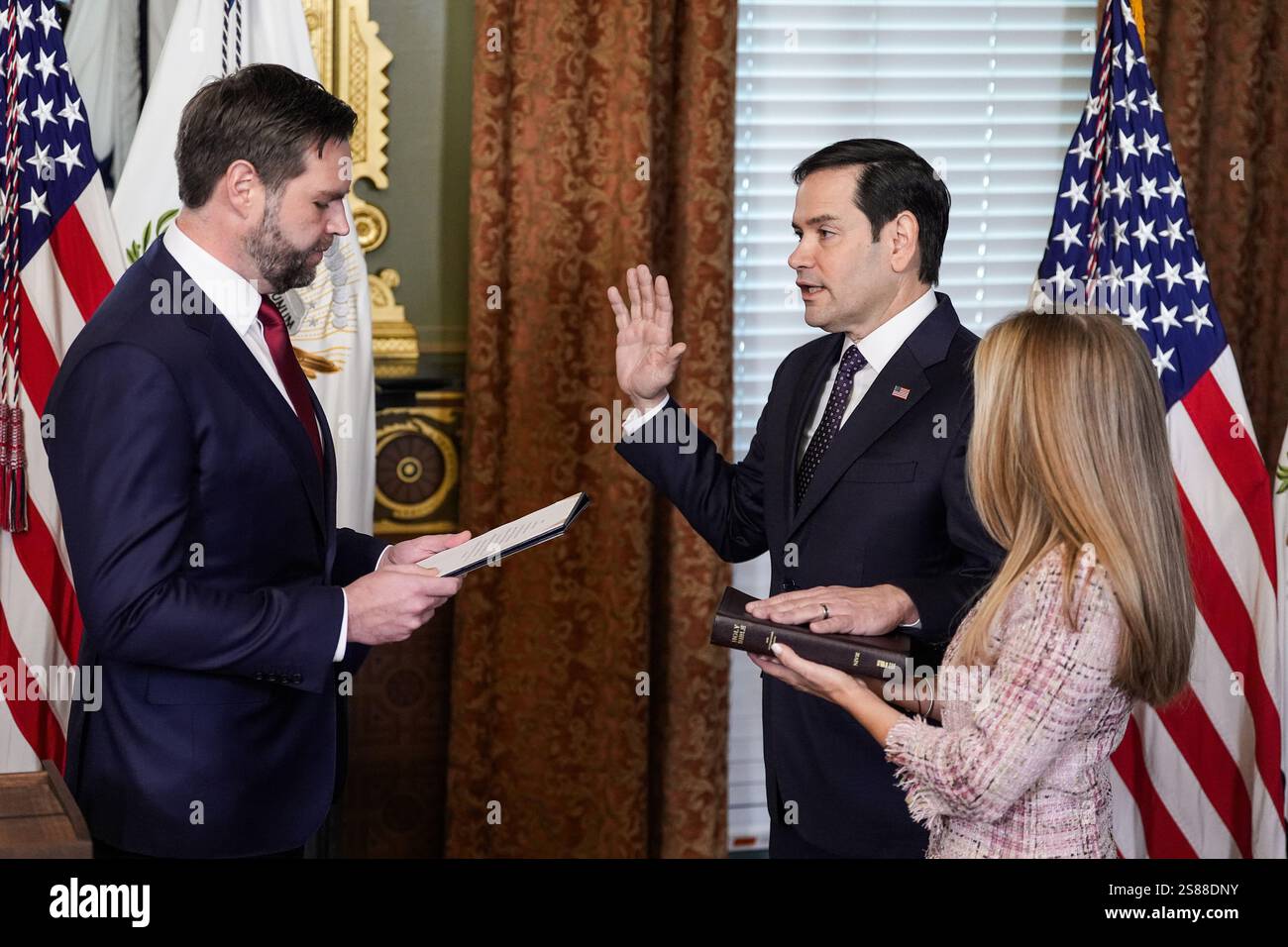 Washington, United States. 21st Jan, 2025. Vice President JD Vance ...