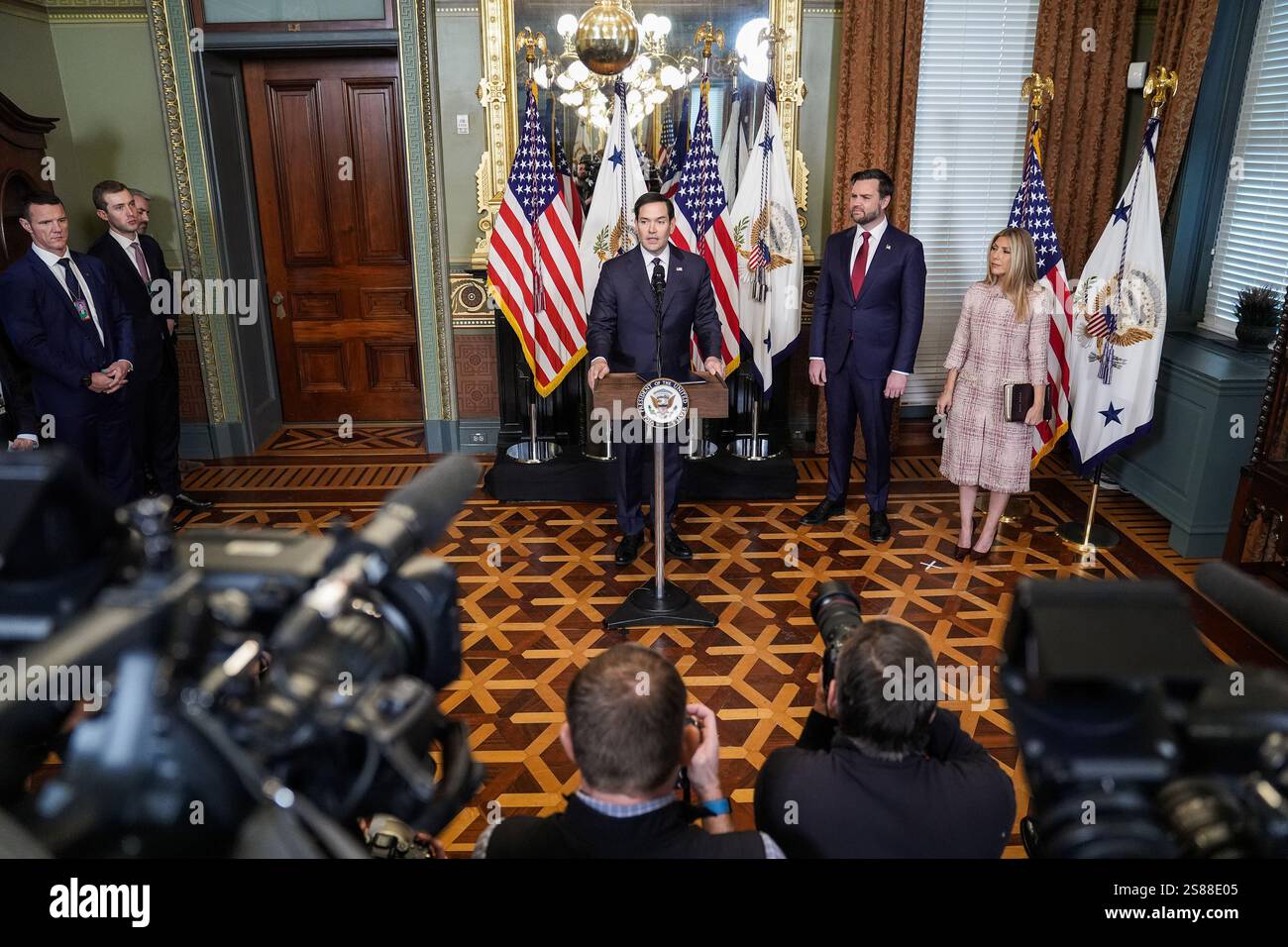 Washington, United States. 21st Jan, 2025. Secretary of State Marco ...