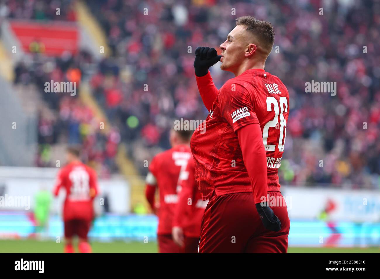 Filip Kaloc (Kaiserslautern) 1. FC Kaiserslautern vs SSV Ulm, Fussball ...