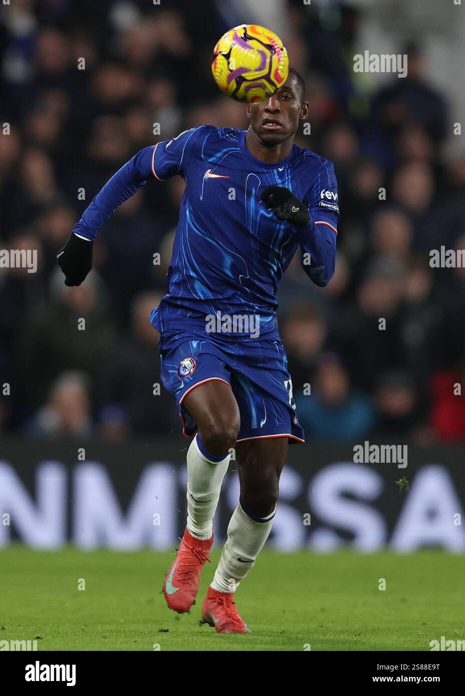 London, UK. 20th Jan, 2025. Nicolas Jackson of Chelsea during the ...