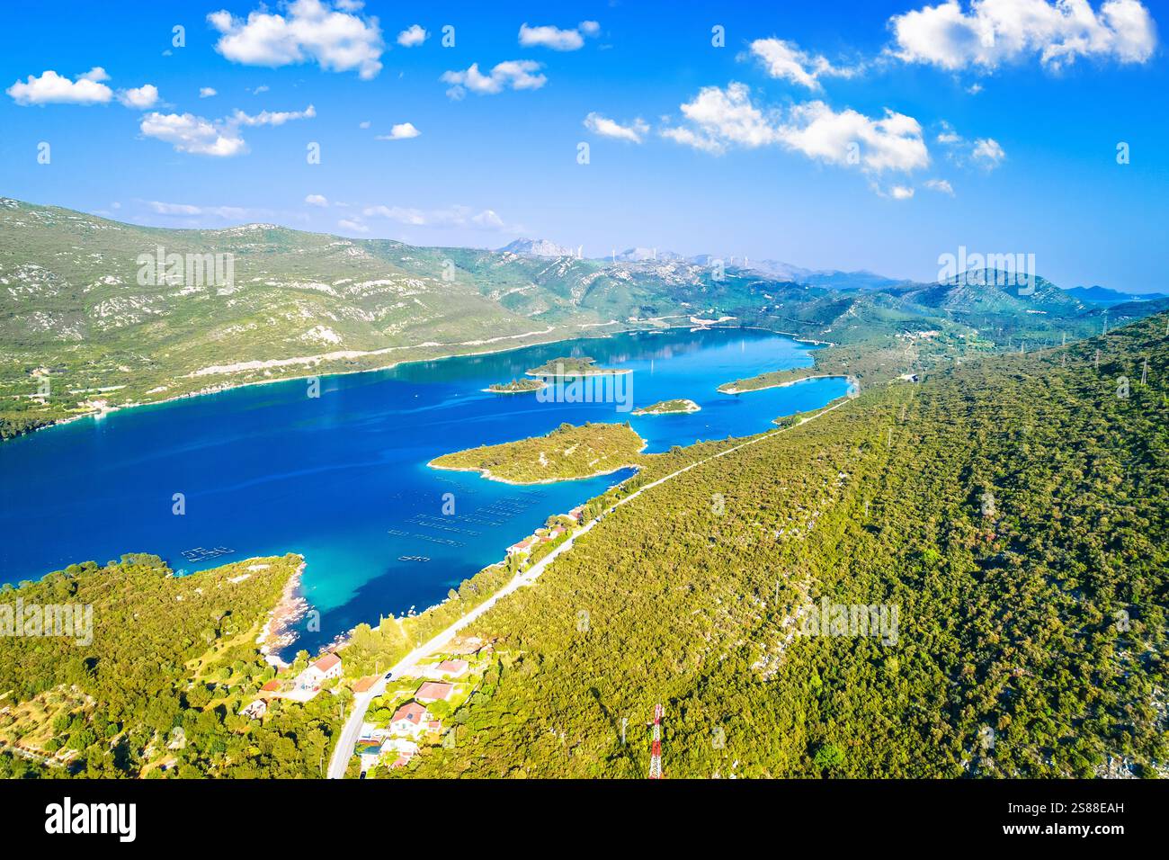 Aerial panoramic view zaton hi-res stock photography and images - Alamy