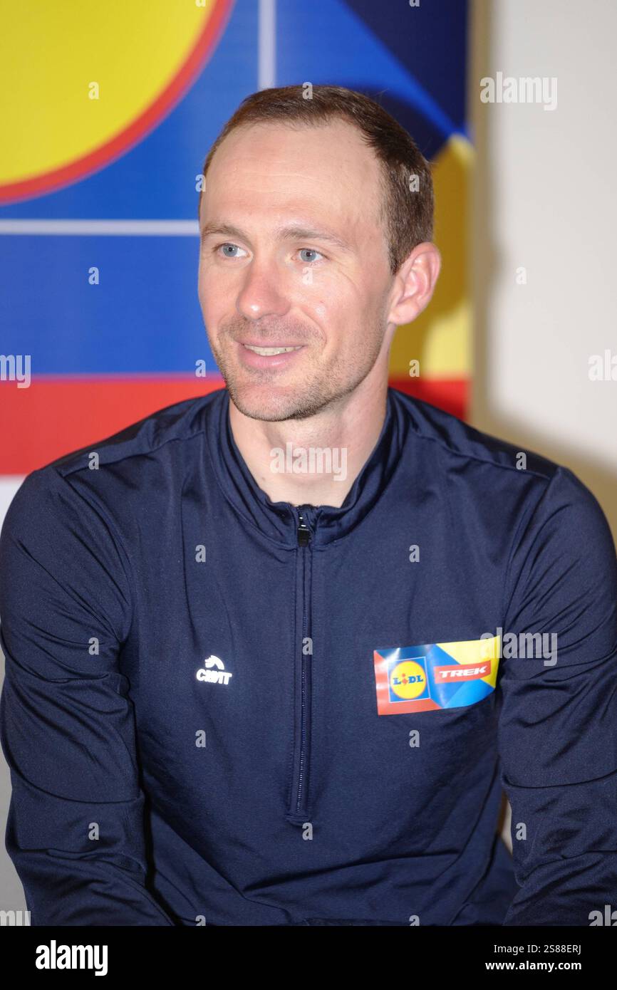 Jesus Pobre, Spain. 21st Jan, 2025. Belgian Edward Teuns of Lidl-Trek ...