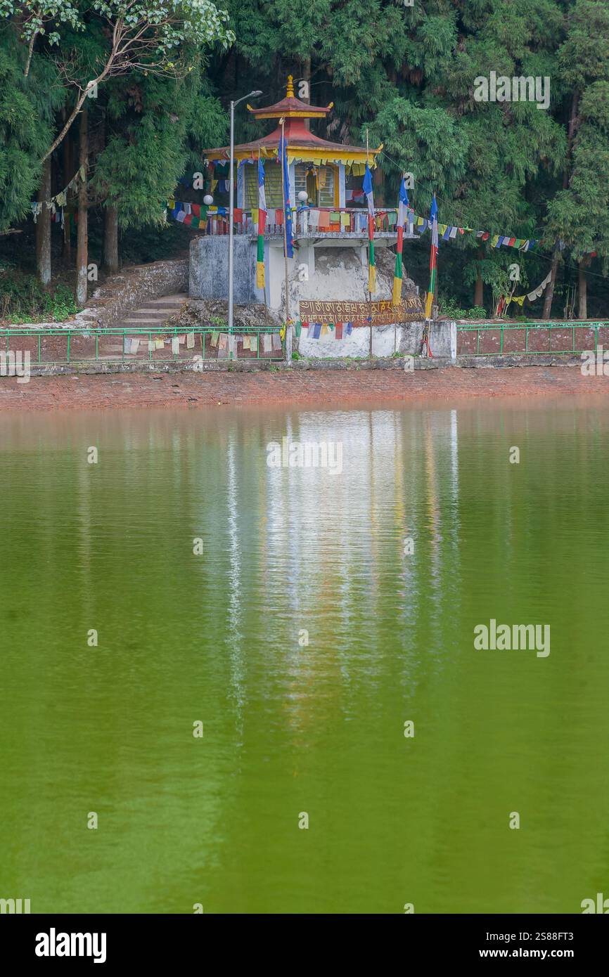 03 22 2017 Aritar Lake (Ghati-Tso) or Lampokhari Lake situated in the ...