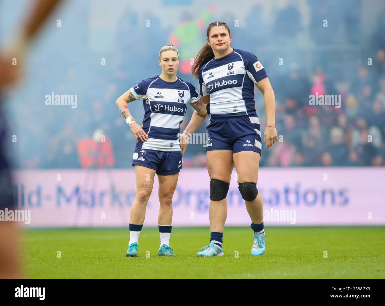 Bristol, England, January 18th 2025 Illona Maher & Keira Bevan (Bristol ...