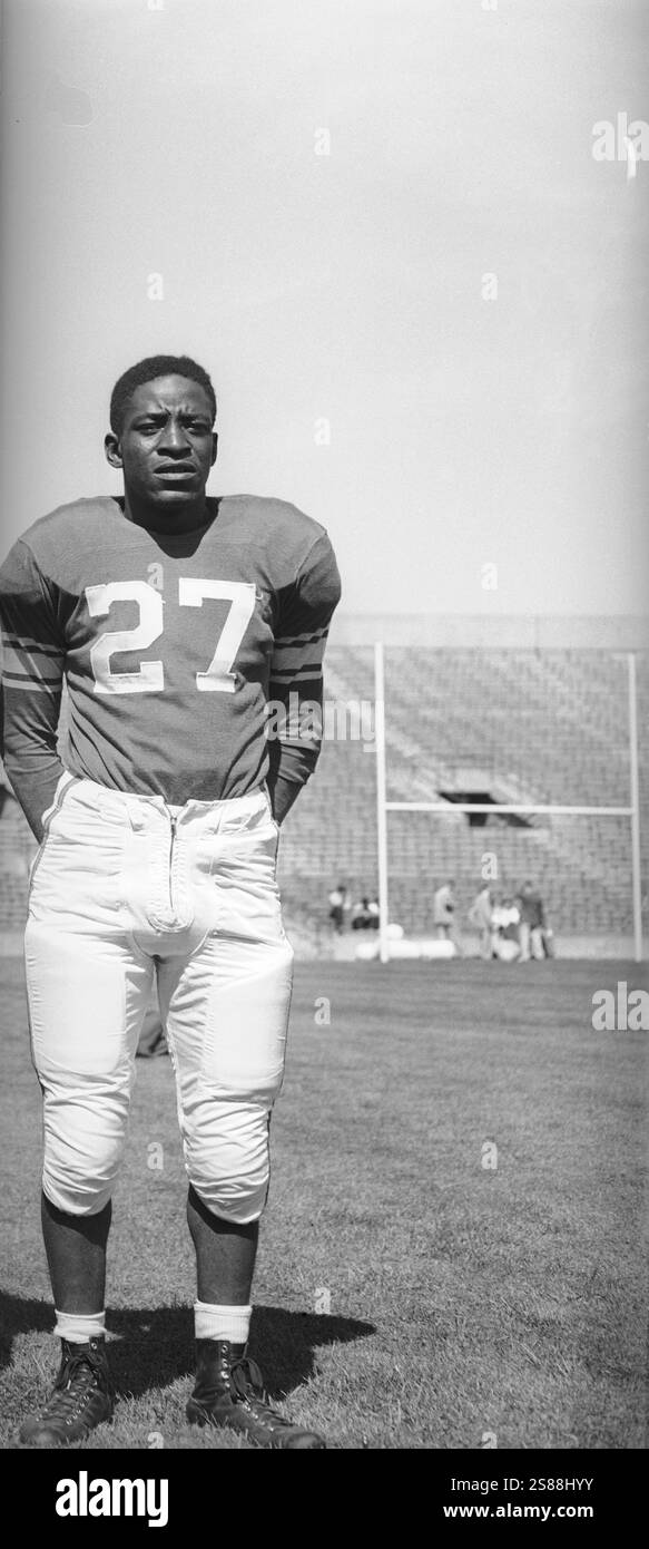 Michigan State quarterback Willie Thrower poses for a photo on Sept. 4 ...