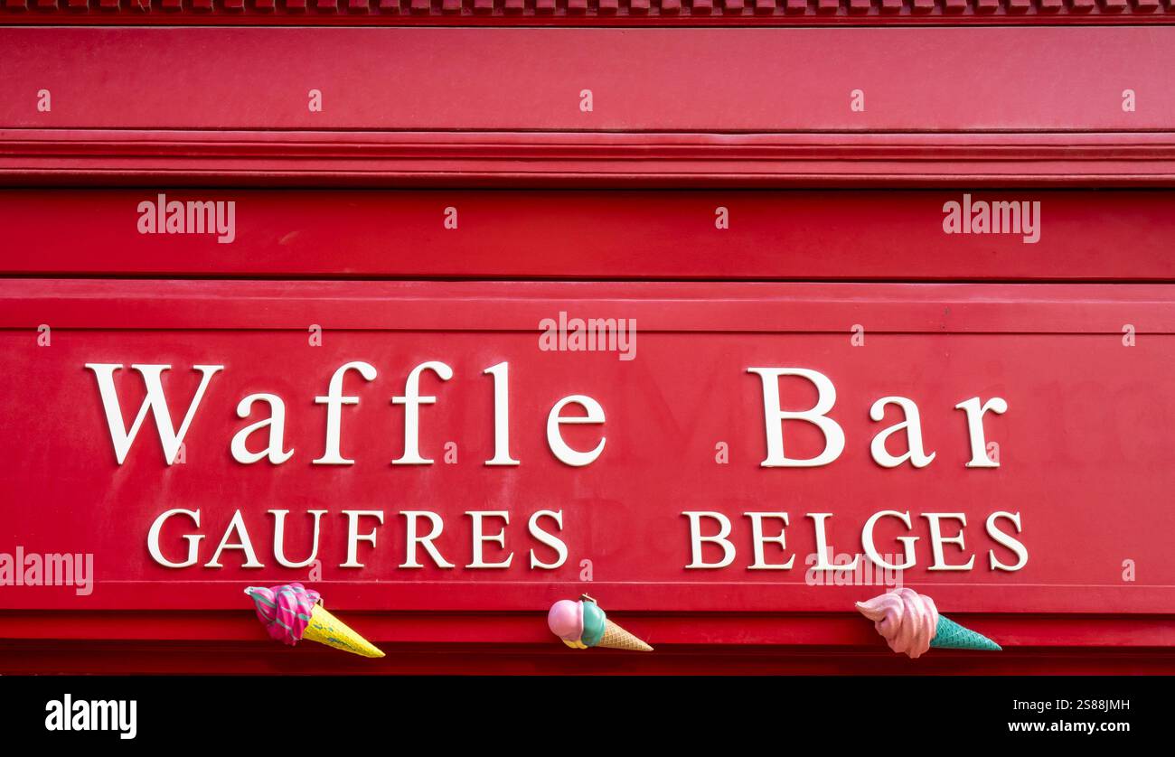 Gaufres belges hi-res stock photography and images - Alamy
