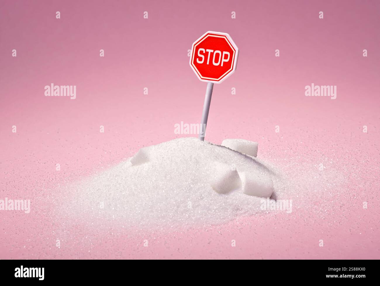 Stop sign in traffic hi-res stock photography and images - Alamy